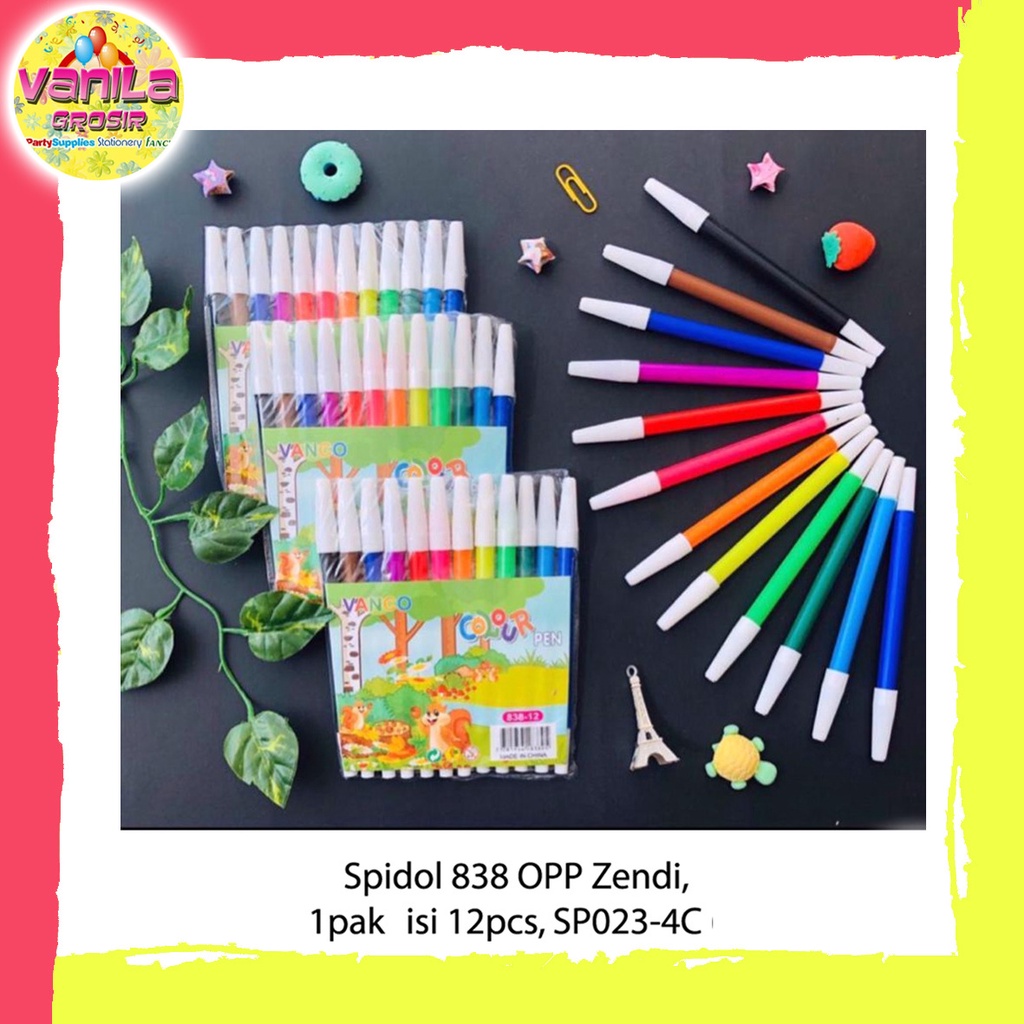 Jual (12Pcs) Spidol warna Zendi, Spidol mewarnai, spidol warna, spidol ... Jual (12Pcs) Spidol warna Zendi, Spidol mewarnai, spidol warna, spidol ...