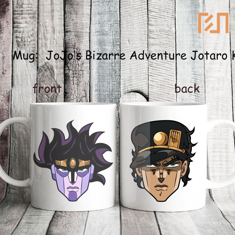 Jual Mug JoJo's Bizarre Adventure Jotaro Kujo and Star Platinum Icon ...