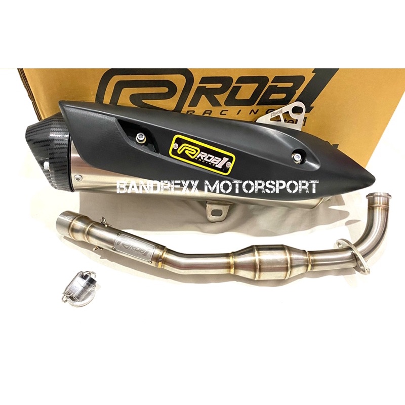 Jual Knalpot Standar Racing Rob1 For Yamaha Aerox 155- NVX 155-Lexi-All ...