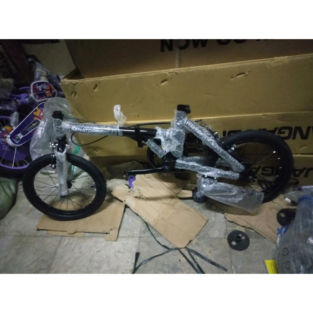 Jual Sepeda Lipat 16 inch Senator Folding Bike - 1 speed | Shopee Indonesia
