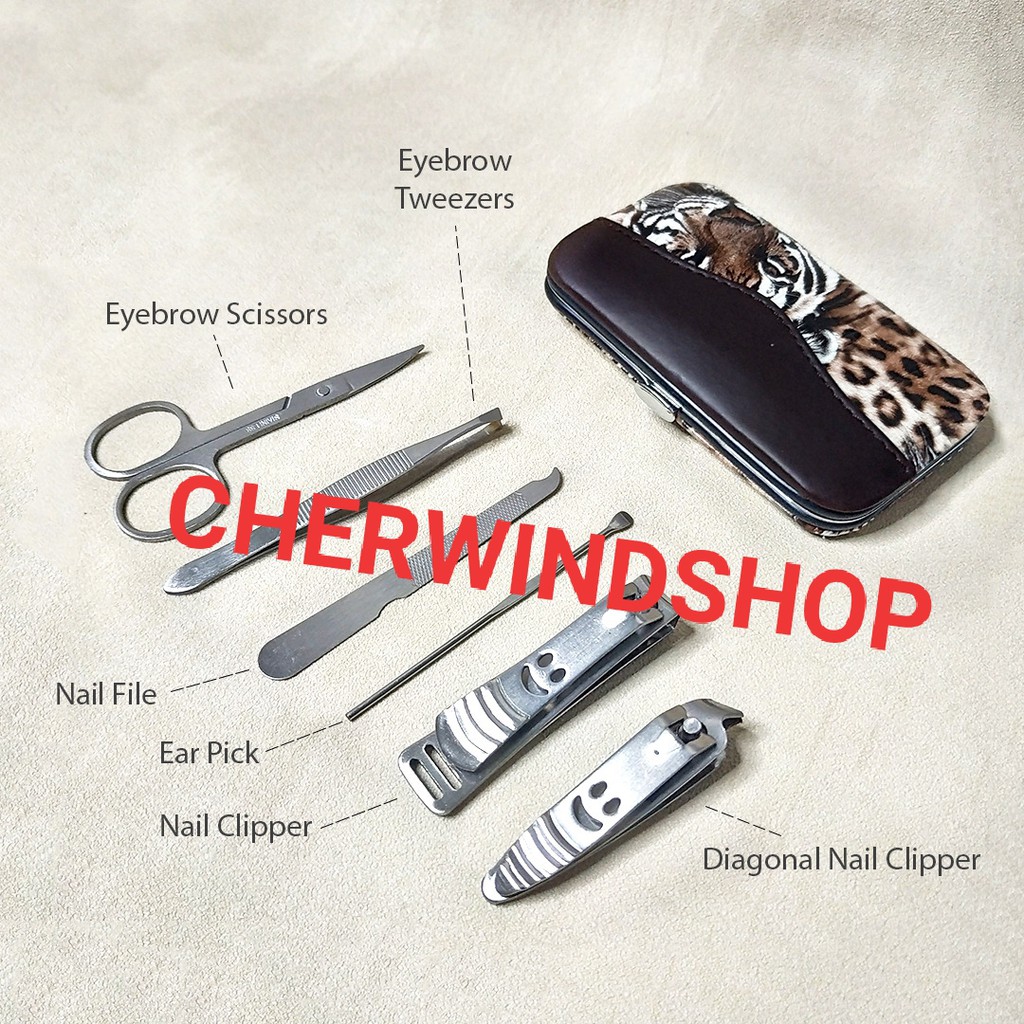 Jual Alat Manicure Pedicure Set Isi 6/ Menicure Tool Series | Shopee ...