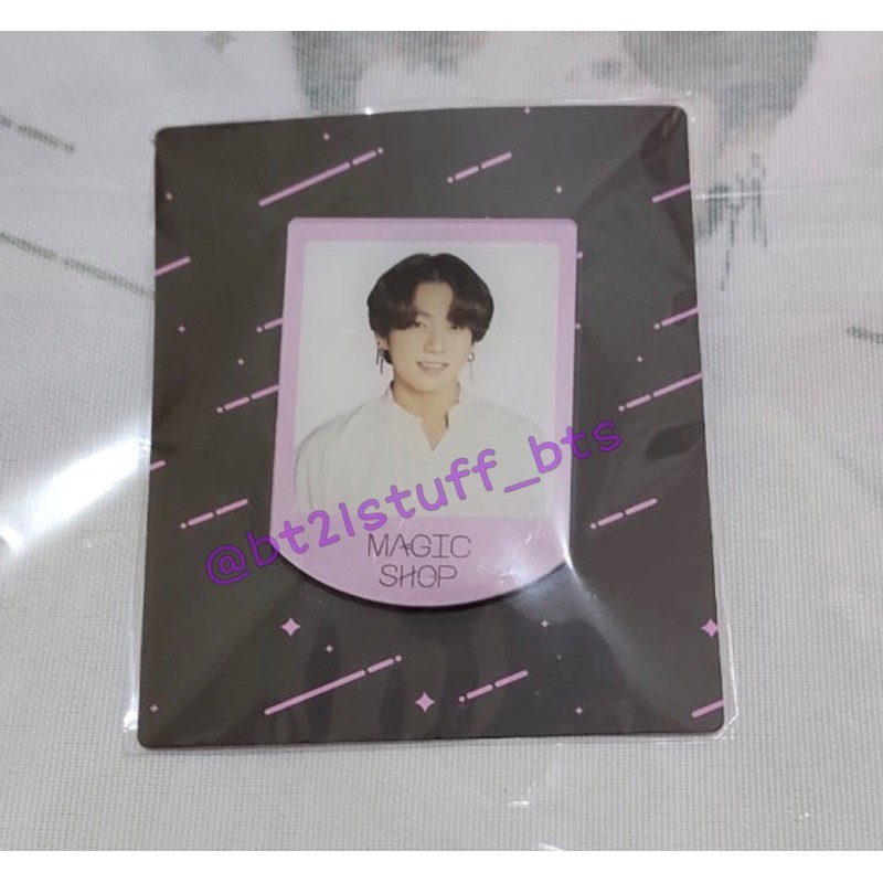 Jual BTS Jungkook Acrylic Badge Magic Shop Official | Shopee Indonesia