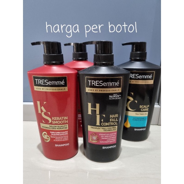 Jual TRESEMME Shampoo shampo keratin smooth / hair fall / scalp care ...