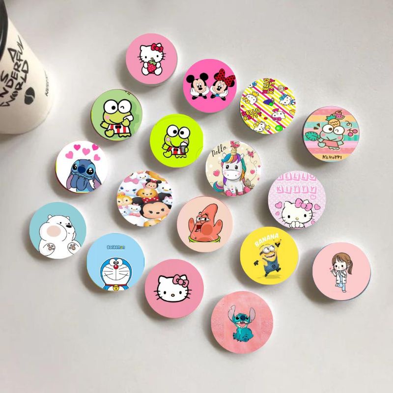 Jual Pop socket Karakter lucu [MV-01 - MV-42] | Shopee Indonesia