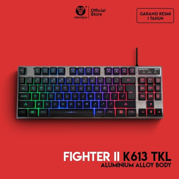 Jual Fantech Fighter K613 TKL - RGB Gaming Keyboard | Shopee Indonesia