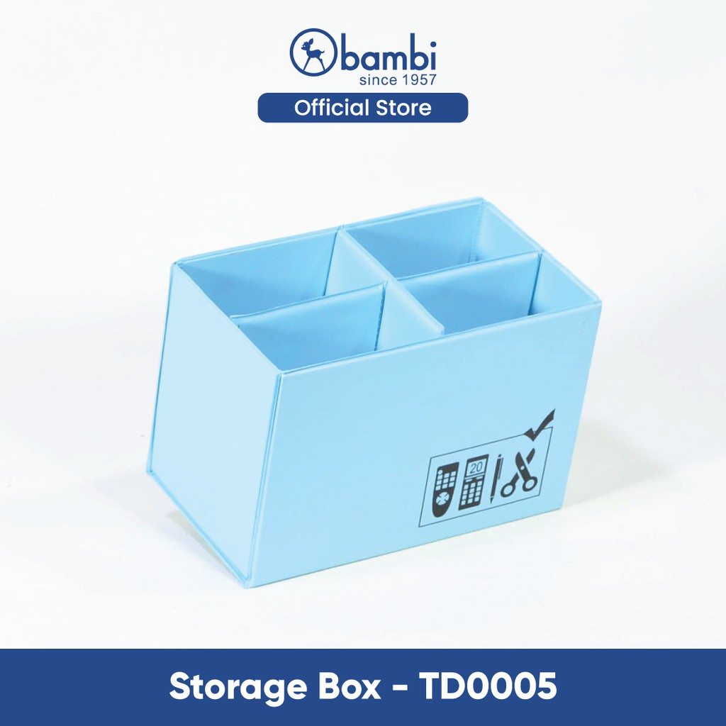 Jual Bambi Pencil Box Multifungsi 4 Slot Tempat Pensil / Tempat Pulpen ...
