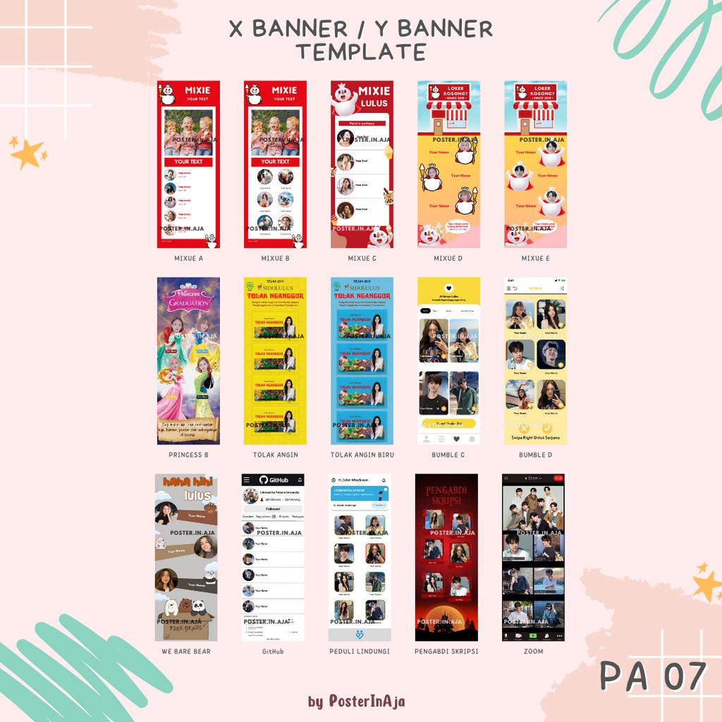 Jual Cetak Print Custom X Banner Y Banner Flexi Korcin FREE DESIGN ...