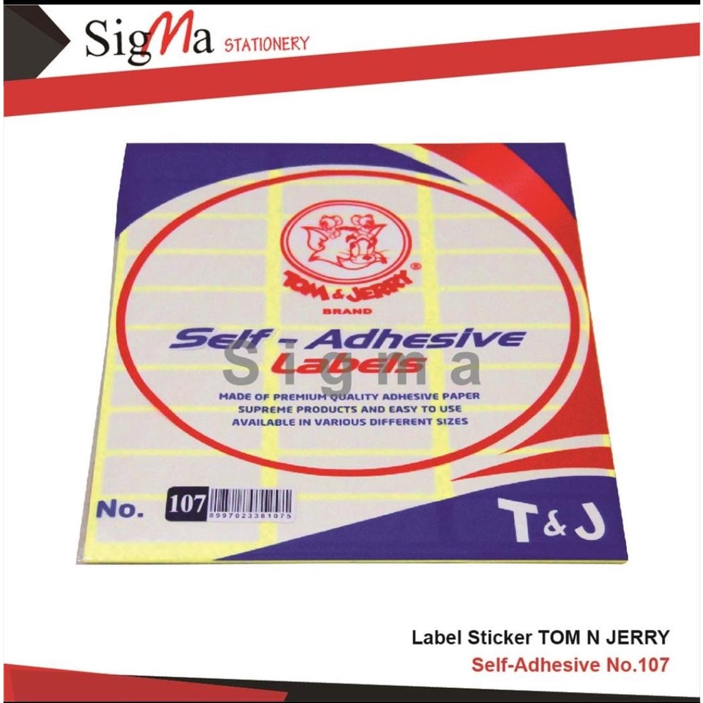 Jual Tom n Jerry Label Putih 107 (Pad) | Shopee Indonesia