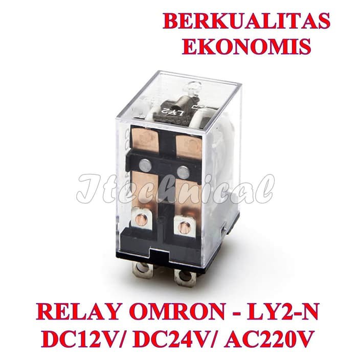 Jual RELAY LY2 12V OMRON / RELAY LY2N 24V OMR / RELAY LY2-N 220V 8 PIN | Shopee Indonesia