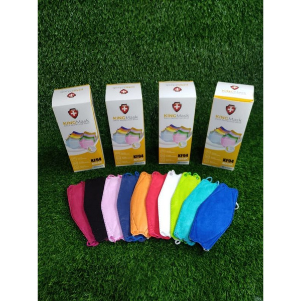 Jual Masker KF94 Earloop 4PLY KINGMASK Model Evo 1 Box isi 20pcs ...