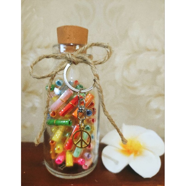 Jual Botol Surat Rainbow 100 ml #kapsul surat isi 60 pc | Shopee Indonesia