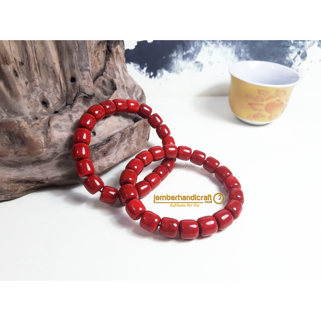 Jual Gelang Koral Merah| Gelang Red CORAL| Gelang Marjan Original ...