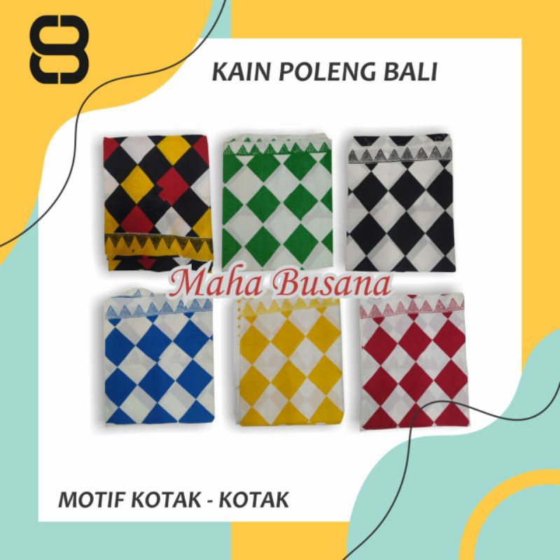 Jual Kain Poleng Bali Dua Warna Jarik Bali Jarik Poleng | Shopee Indonesia