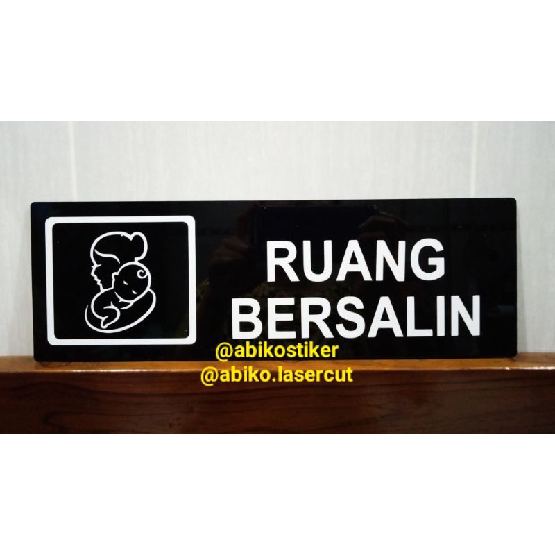 Jual sign board Acrylic - papan tanda akrilik tema kesehatan - ruang ...