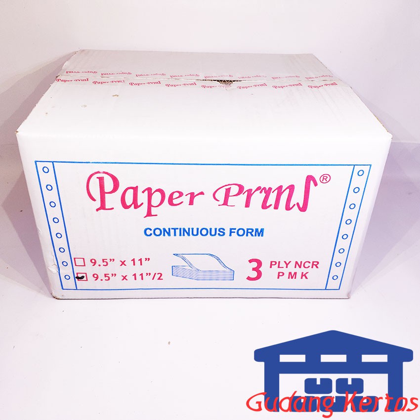 Jual CONTINUOUS FORM 91/2 X 11/2 3PLY PAPERPRYNS (BAGI 2) | Shopee ...