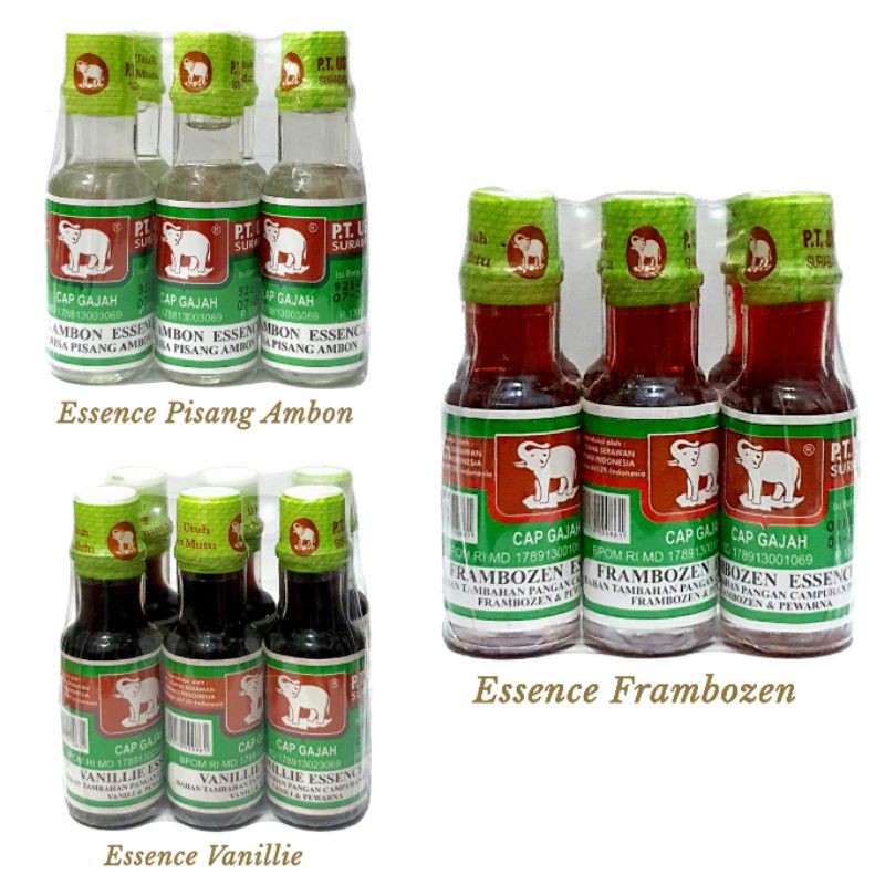 Jual ESSENCE Per Pak isi 6 Botol Rasa FRAMBOZEN Vanilie Vanili Vanila ...