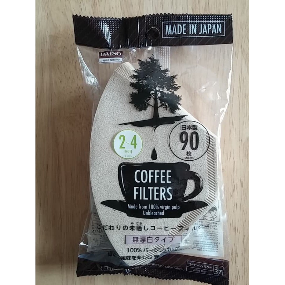 Jual Daiso Coffee Filter Unbleached (2-4 Cups) | Shopee Indonesia
