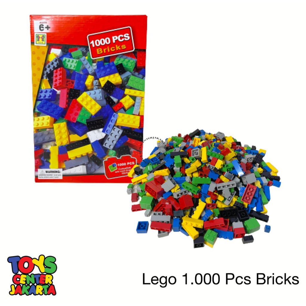 Jual TCJ - ASLI BANYAK! MAINAN LEGO SUSUN BALOK BUILDING BLOCK ISI 1000 ...