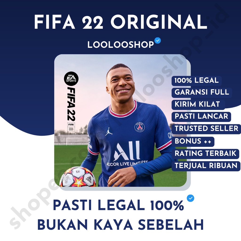 Jual FIFA 22 FIFA 2022 PC EA ORIGIN SHARING OFFLINE GARANSI | Shopee ...