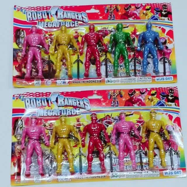 Jual Mainan Robot Power Ranger 1 Set Warna | Shopee Indonesia