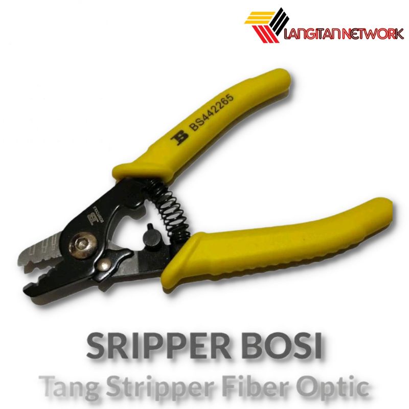Jual FIBER OPTIC STRIPPER BOSI Tang Striper Fiber Optik | Shopee Indonesia