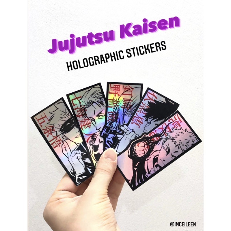 Jual JUJUTSU KAISEN HOLOGRAPHIC STICKER Vol. 1 [LAST STOCK] | Shopee ...