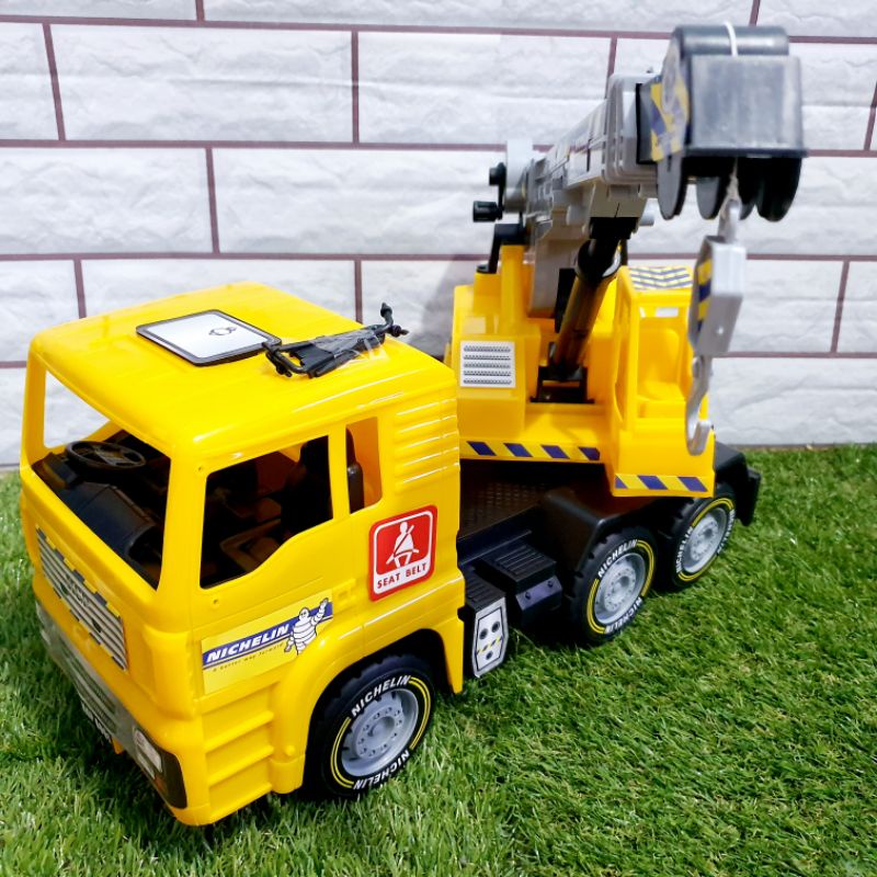 Jual Mainan Truk Crane Besar - Mobil Truk Crain Jumbo Anak Laki Cowok ...