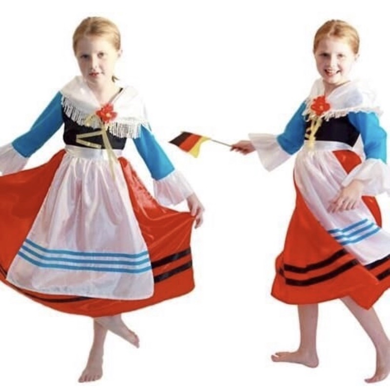 Jual kostume cosplay halloween anak jerman / germany traditional dress ...