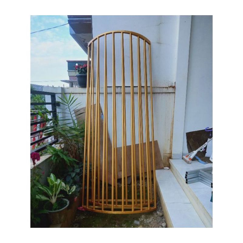 Jual BACKDROP JERUJI WEDDING DEKORASI WEDDING Lamaran pergola besi ...