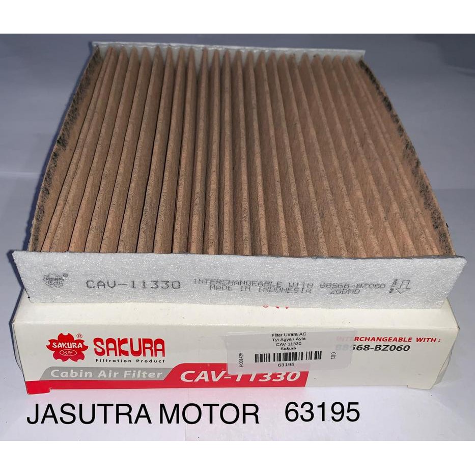 Jual Filter Udara AC Toyota Ayla [CAV-11330] Sakura -63195 | Shopee ...