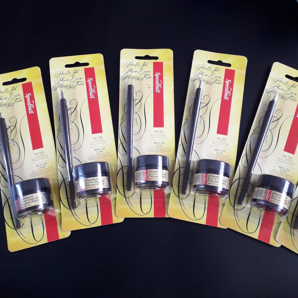 Jual Speedball Calligraphy Pen & Ink Set | Shopee Indonesia