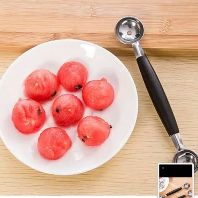 Jual ALAT DAPUR PENGGALI BUAH BULAT SEMANGKA MELON BUAH NAGA PRAKTIS ...