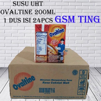 Jual Ovaltine UHT Chocolate Malt 200ml 1 Dus isi 24pcs | Shopee Indonesia