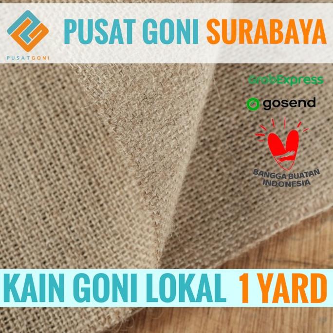 Jual langsung order saja] Kain Goni 1 Yard - Bahan Karung Goni Baru ...