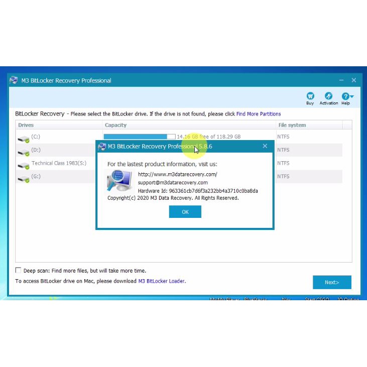 Jual M3 Bitlocker Recovery Professional | Shopee Indonesia