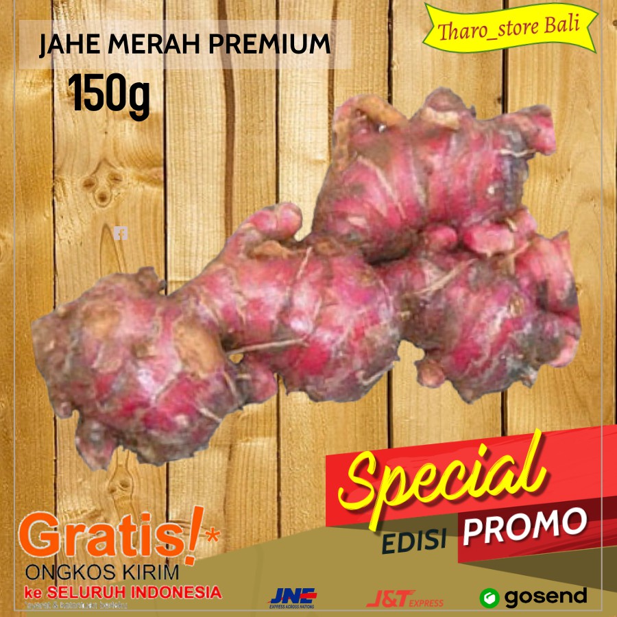 Jual Minuman Herbal Jahe Merah 150 Gram Immune Booster Red Ginger Super ...