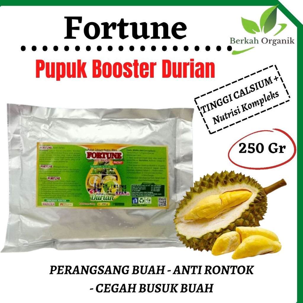 Jual Pupuk Booster Buah Durian Berbuah Diluar Musim, Pupuk Durian Baru Tanam, Pupuk Durian Agar ...