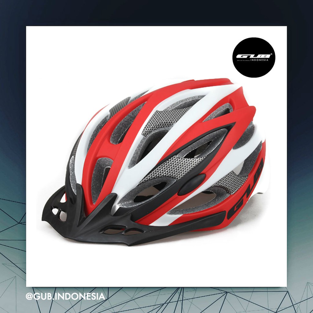 Jual GUB DD Super Large Bike Helmet RED - Helm Sepeda Ukuran Besar ...