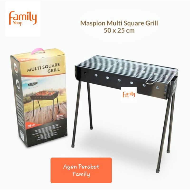 Jual Maspion BLG Multi Square Grill 50 cm / Alat Panggang BBQ Sate dgn ...