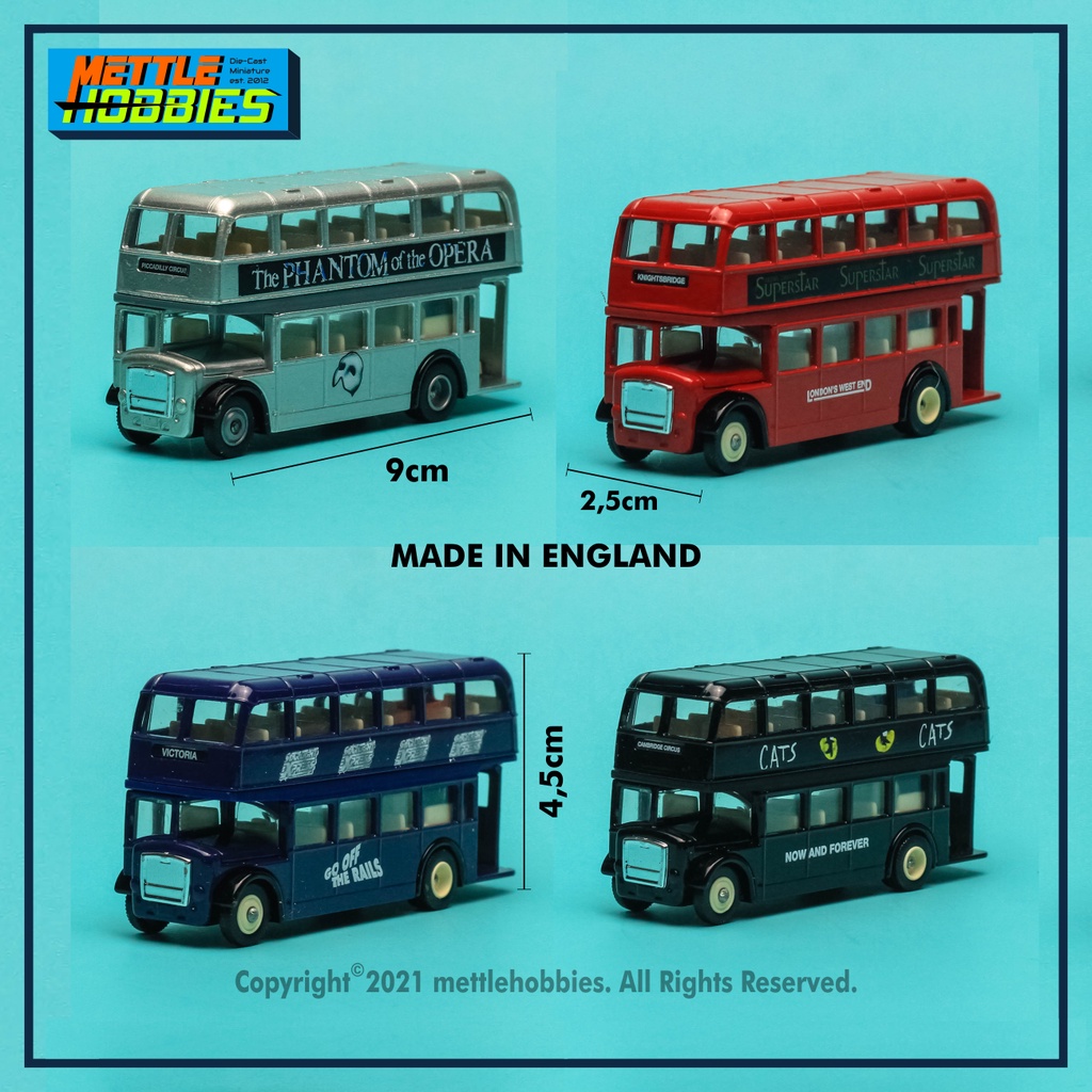 Jual Lledo London Experience Routemaster Bus Diecast Miniatur Replika ...