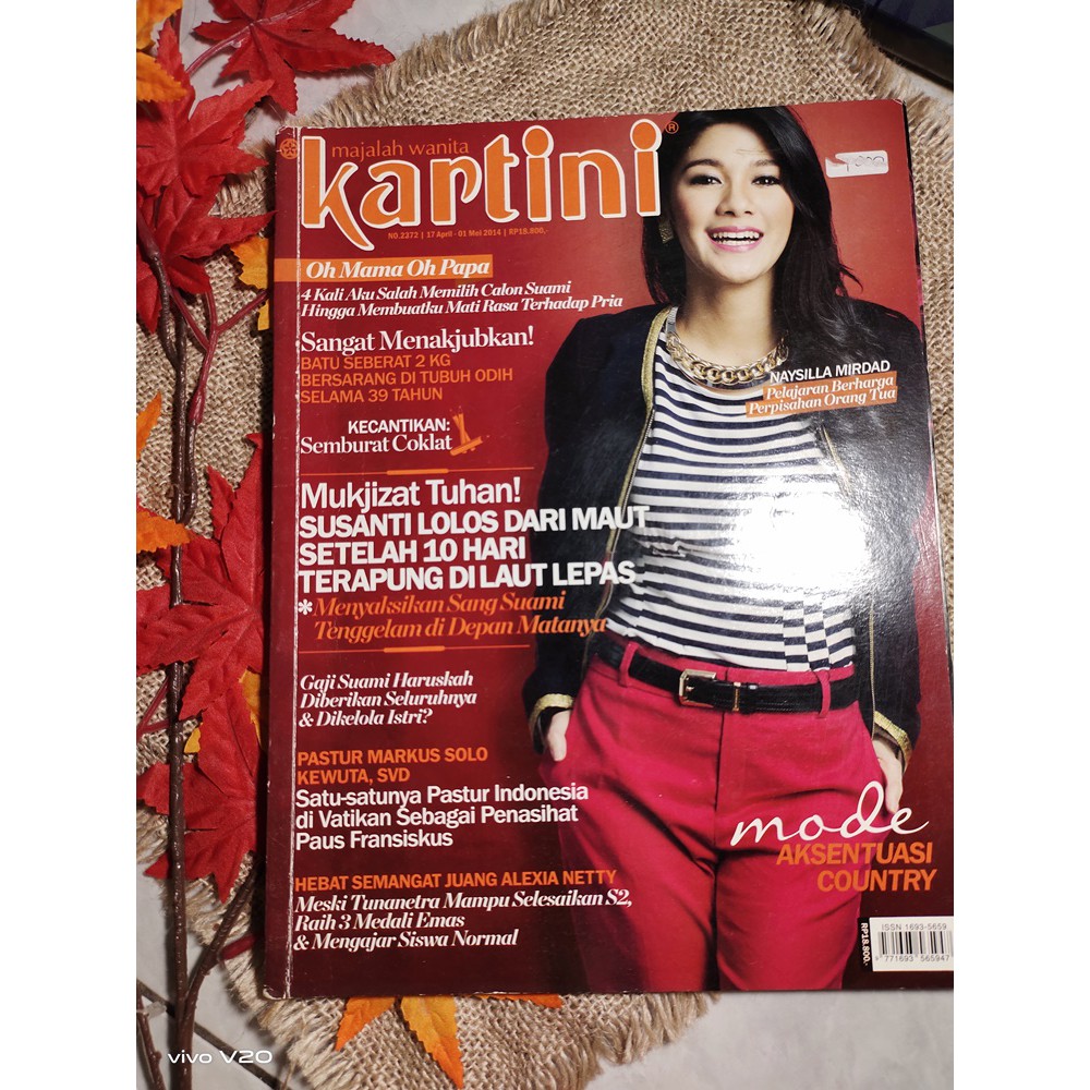 Jual Majalah Kartini cover Naysila Mirdad | Shopee Indonesia