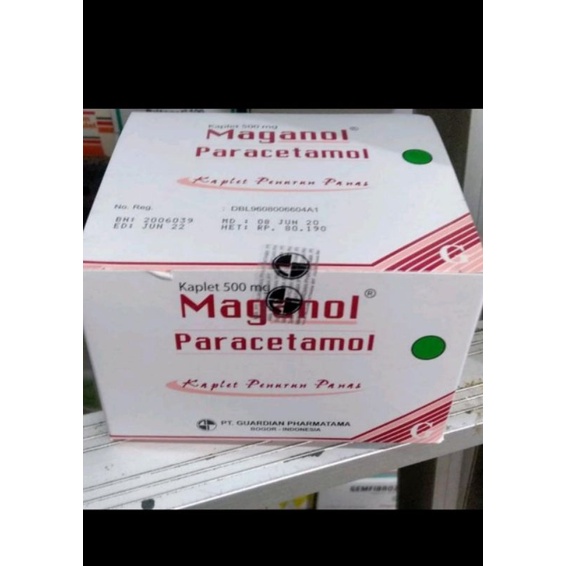 Jual Maganol ( paracetamol 500 mg) | Shopee Indonesia
