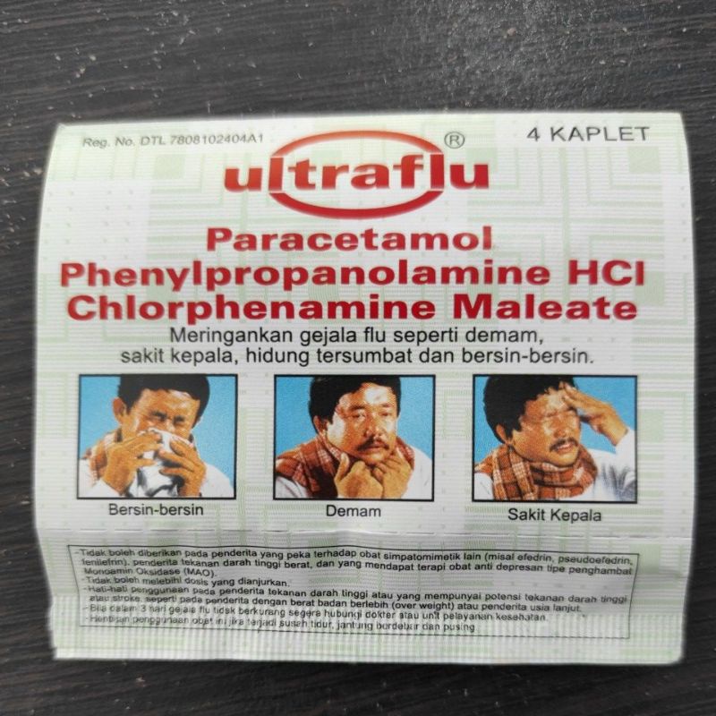 Jual Ultraflu (1 strip/4 tablet) | Shopee Indonesia