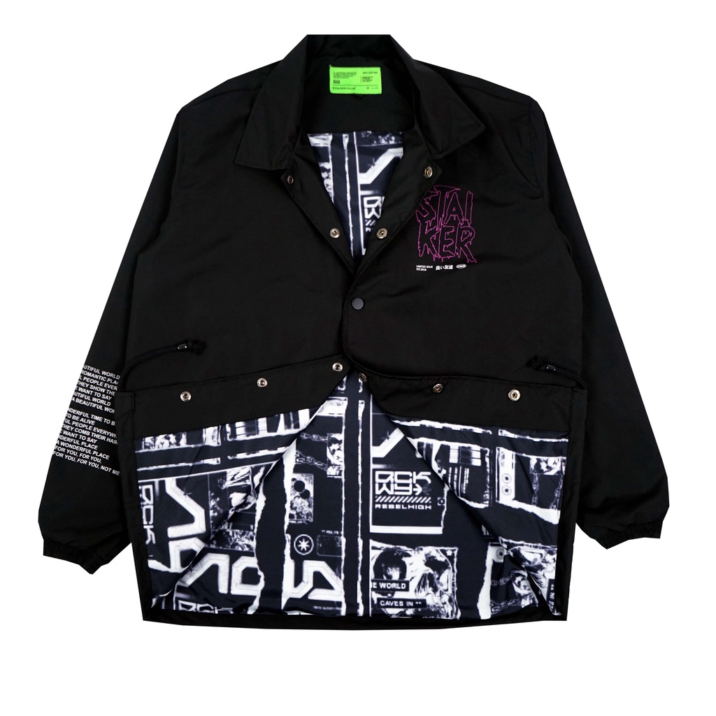 Jual Stalker Jacket Coach Original Bahan Parasut Pria Wanita - Space ...