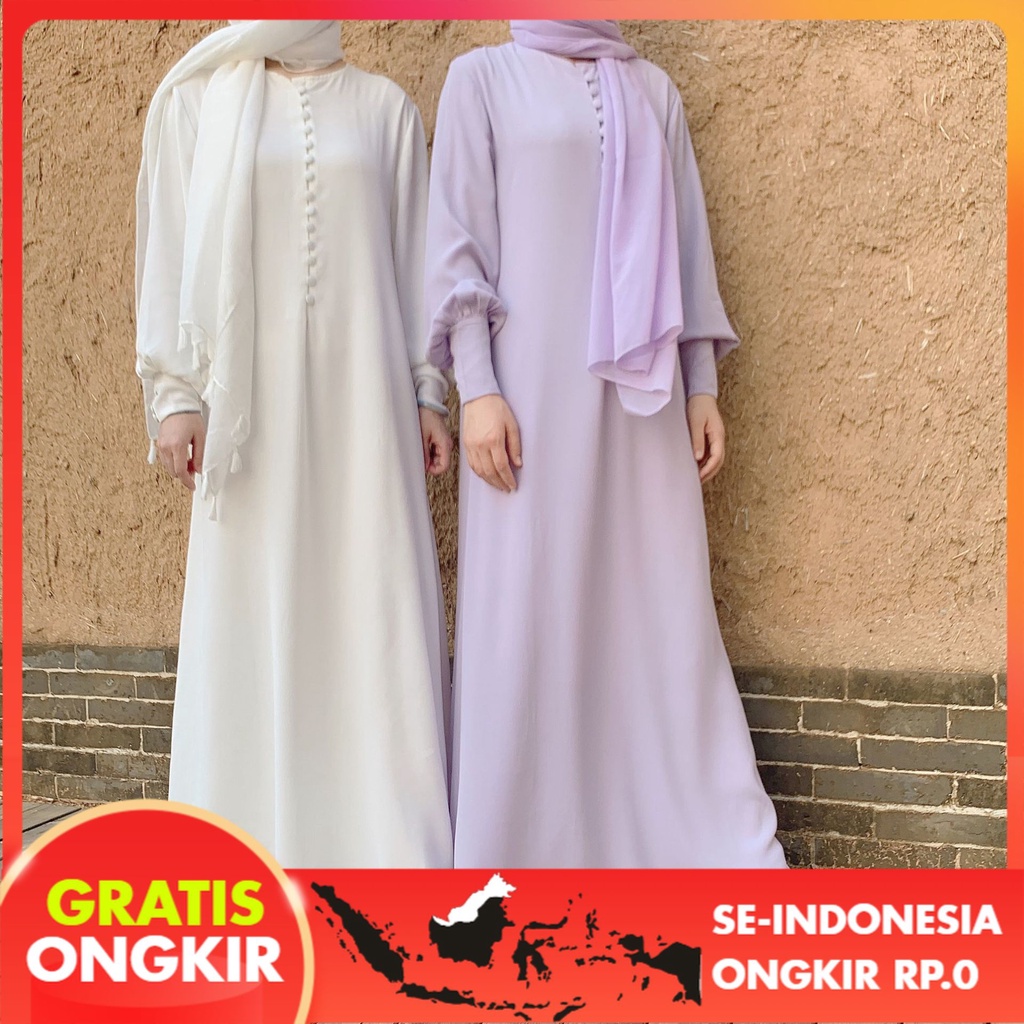 Jual Pakaian Wanita Lembut Pinggang Gaun 2021 Dubai Elegan Gaun Sifon ...