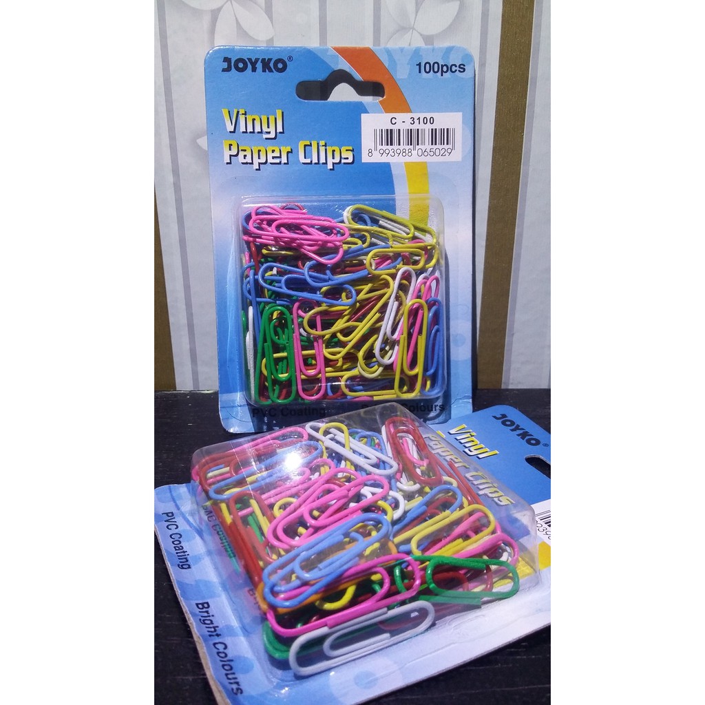 Jual Paper Clip Warna / Klip Kertas Warna JOYKO | Shopee Indonesia
