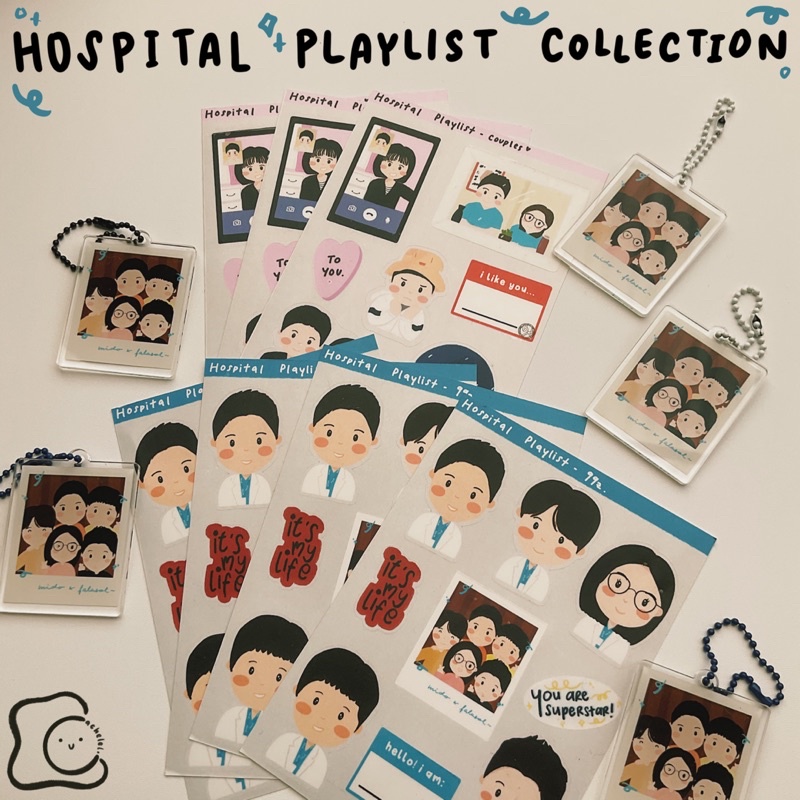 Jual Hospital Playlist Yulje Collection (sticker and keychain) | Shopee ...