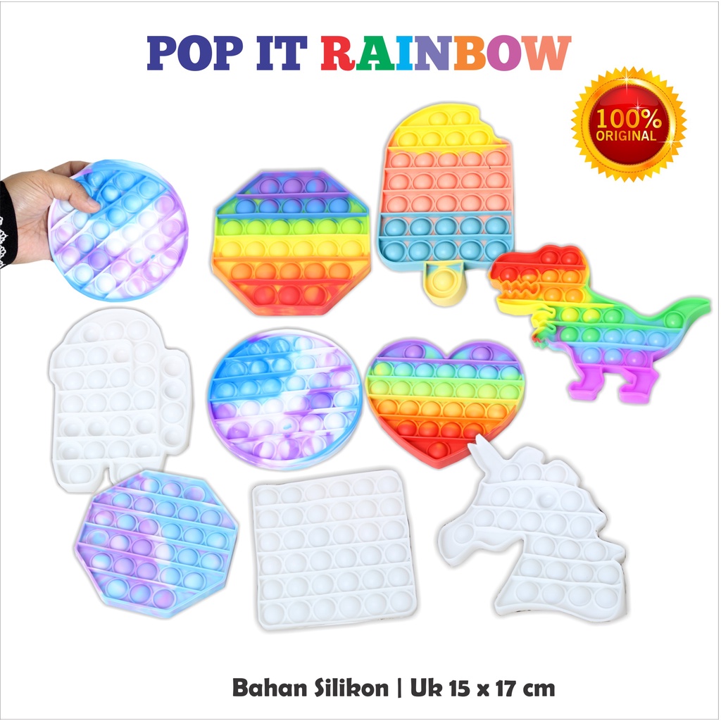 Jual Mainan Pop It / Pop It Murah : Mainan Anak Pop It Kecil Sugus ...