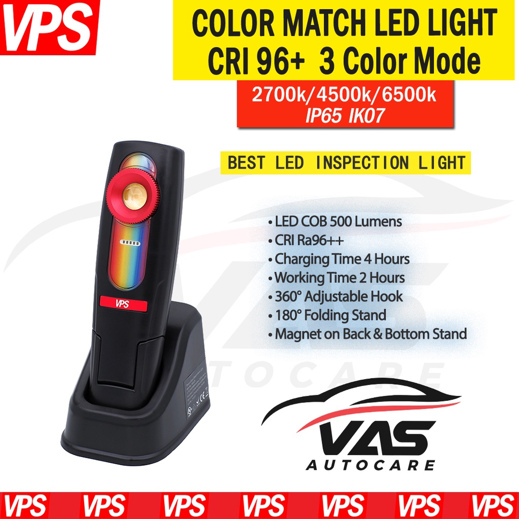 Jual VPS Handheld Swirl Finder LED COB Detailing Light Lampu Inspection ...