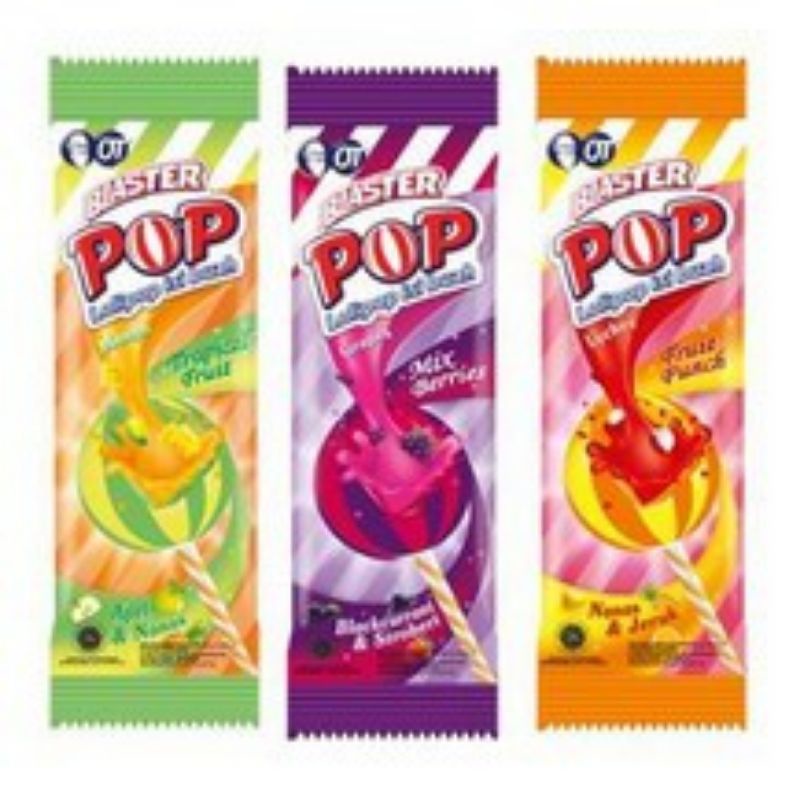 Jual Permen Blaster pop lollipop isi 12 pcs | Shopee Indonesia